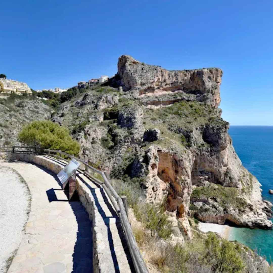Mirador Cala Moraig Benitachell: Cala Moraig y Rutas